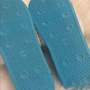 TY Beanie Boo | Shoes | Nwt Beanie Boo Girls Blue Fluffy Unicorn Slides ...